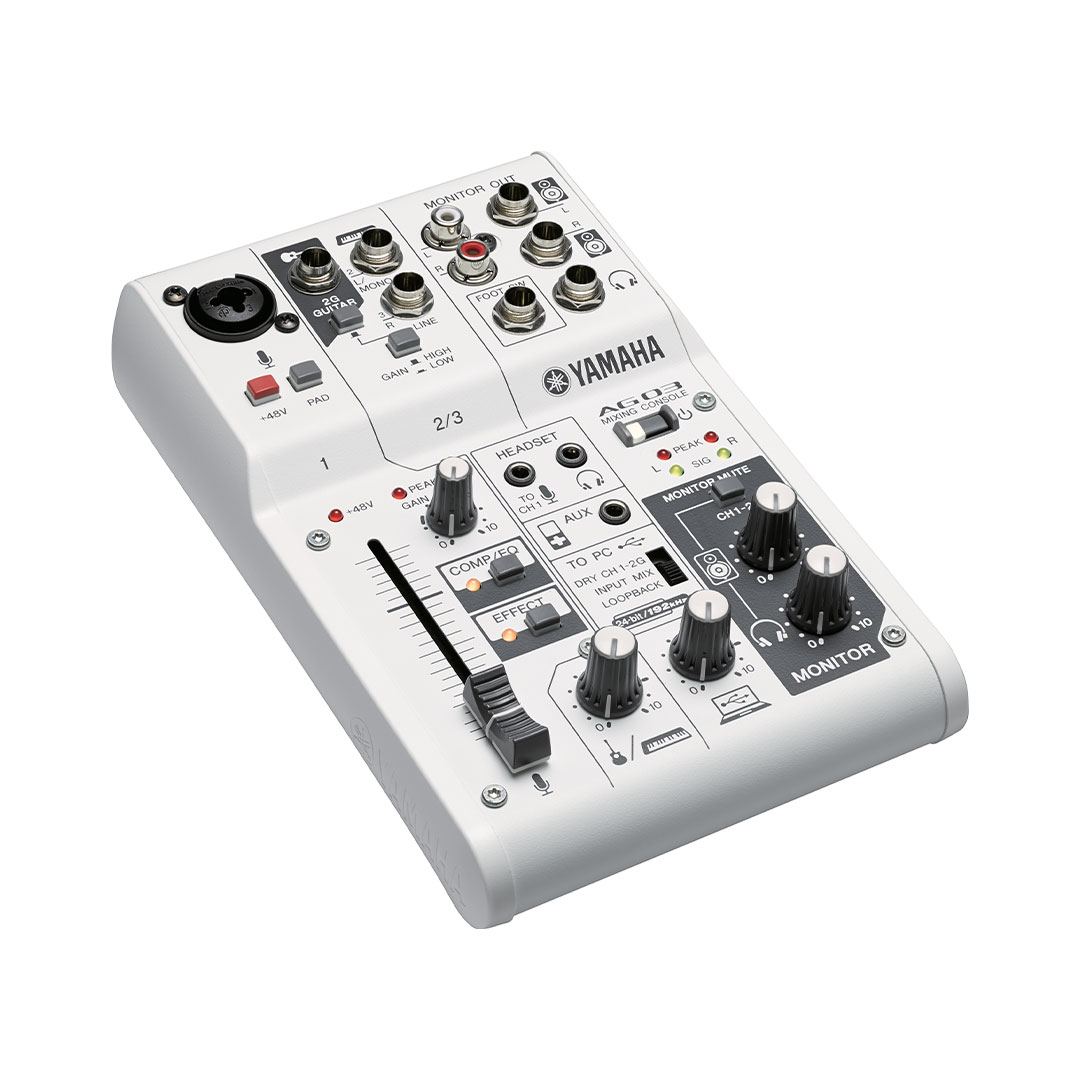 Yamaha AG03 Mixer 3CH USB,FX phantom power | BC Electronics