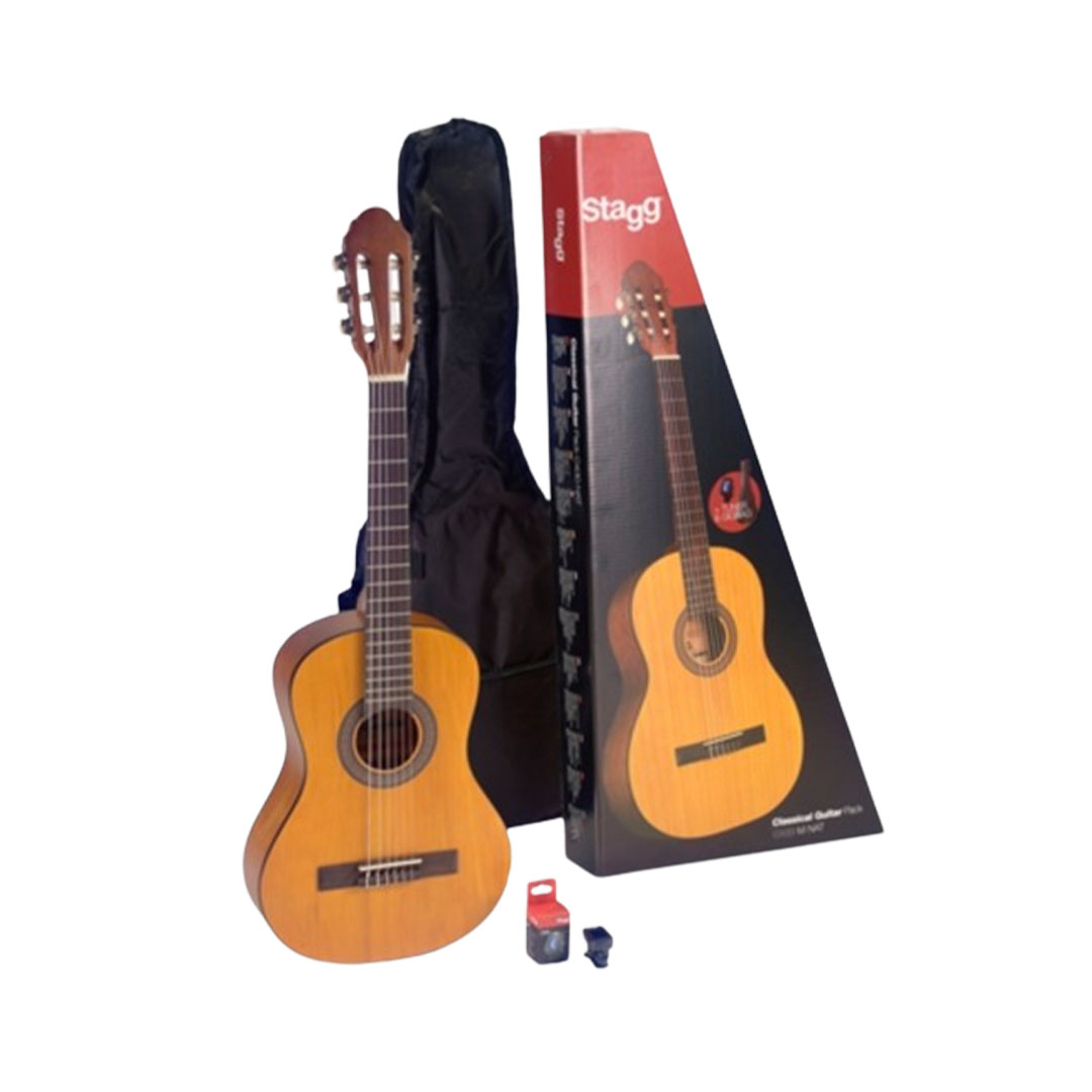 STAGG C430 M NAT PACK 3/4 LINDEN CLASSIC GUITAR -D | BC Electronics