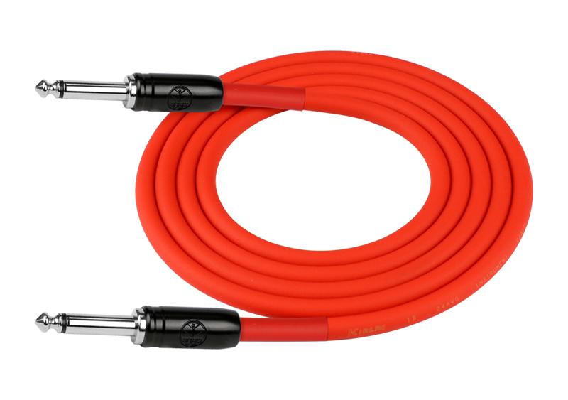 Kirlin Jack-Jack Instrument Cable 6M Red | BC Electronics